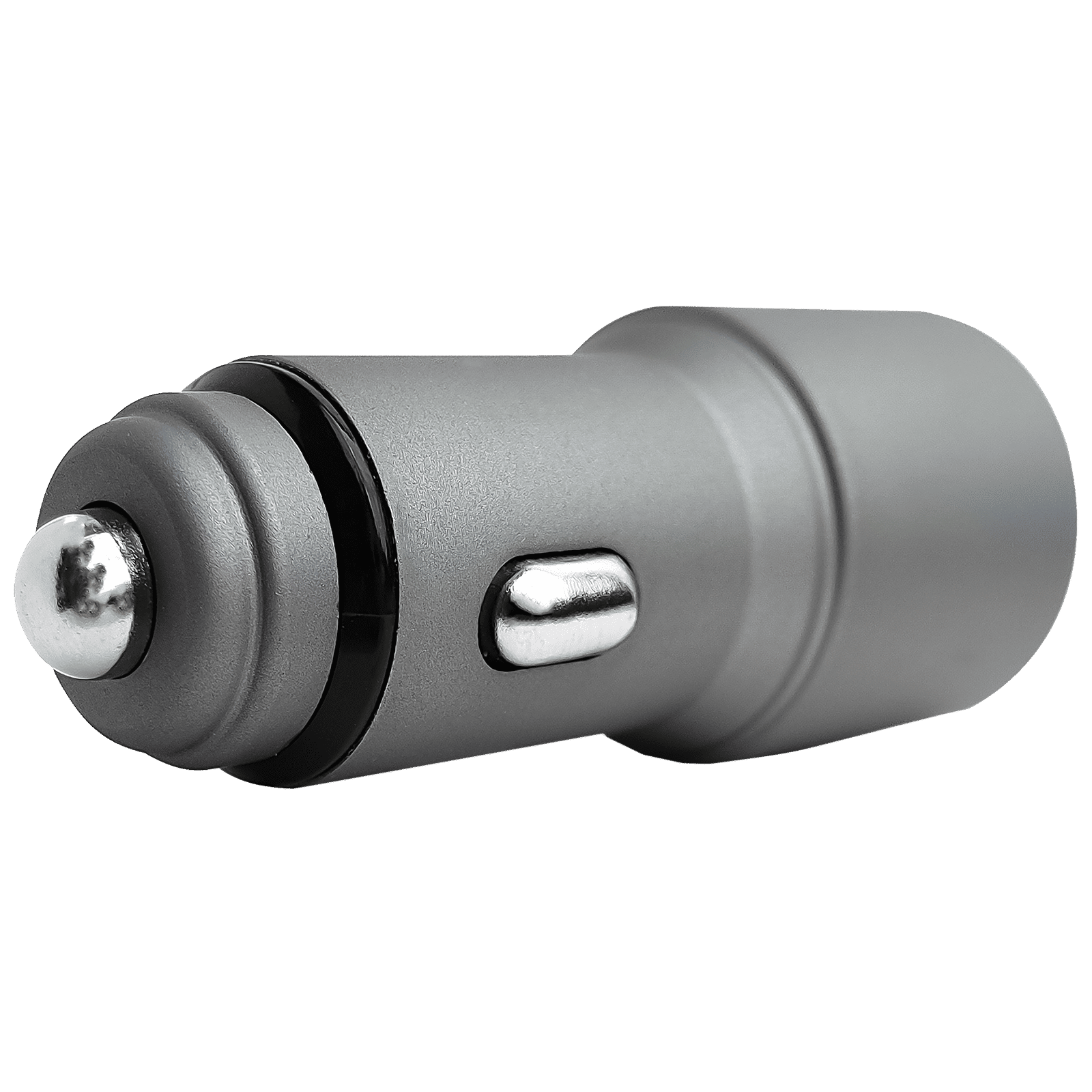 Buy Croma 30 Watts 2 Usb Ports Car Charging Adapter Overcharging Protection Metal Grey Online